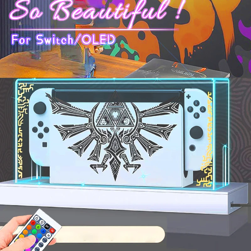 LED-Lights-Cover-Protective-for-Nintendo-Switch-OIED-Protection-Sleeve ...