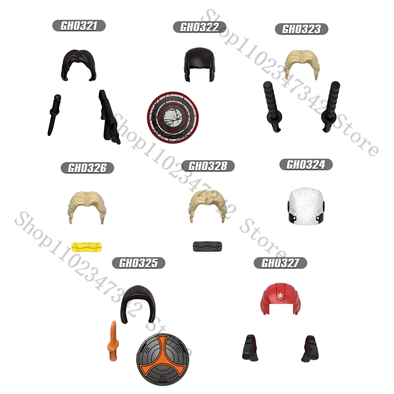 G0143 WM6151 Anime Heroes Bricks Mini Dolls Toy Building Blocks Toys ...