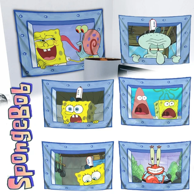Patrick Star Tapet Patrick | Glasfasertapete Inkiostro Bianco | Tapete