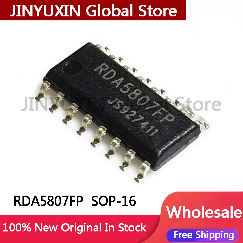 10-20Pcs-RDA5807FP-FM-stereo-radio-chip-radio-IC-Chip-SOP-16-In-Stock ...