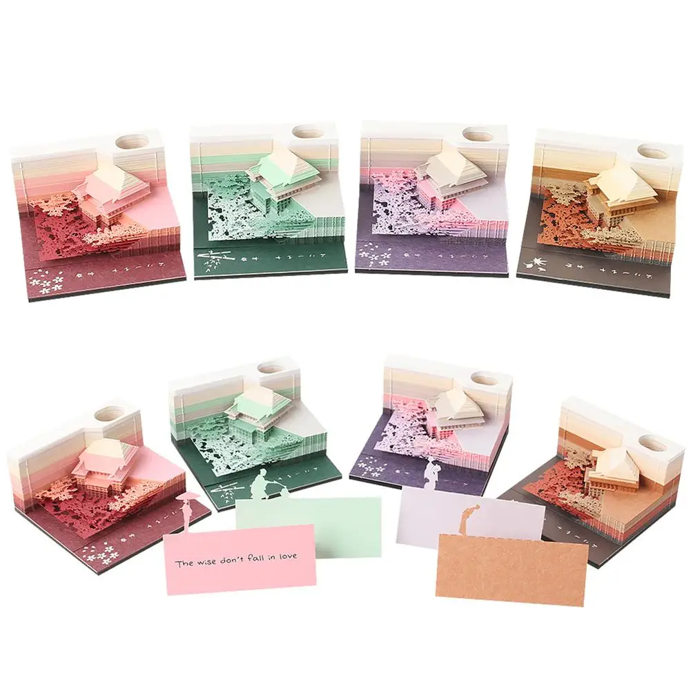 Qingshui-Temple-3D-Memo-Paper-Customization-Creative-Hand-Gift-Paper ...