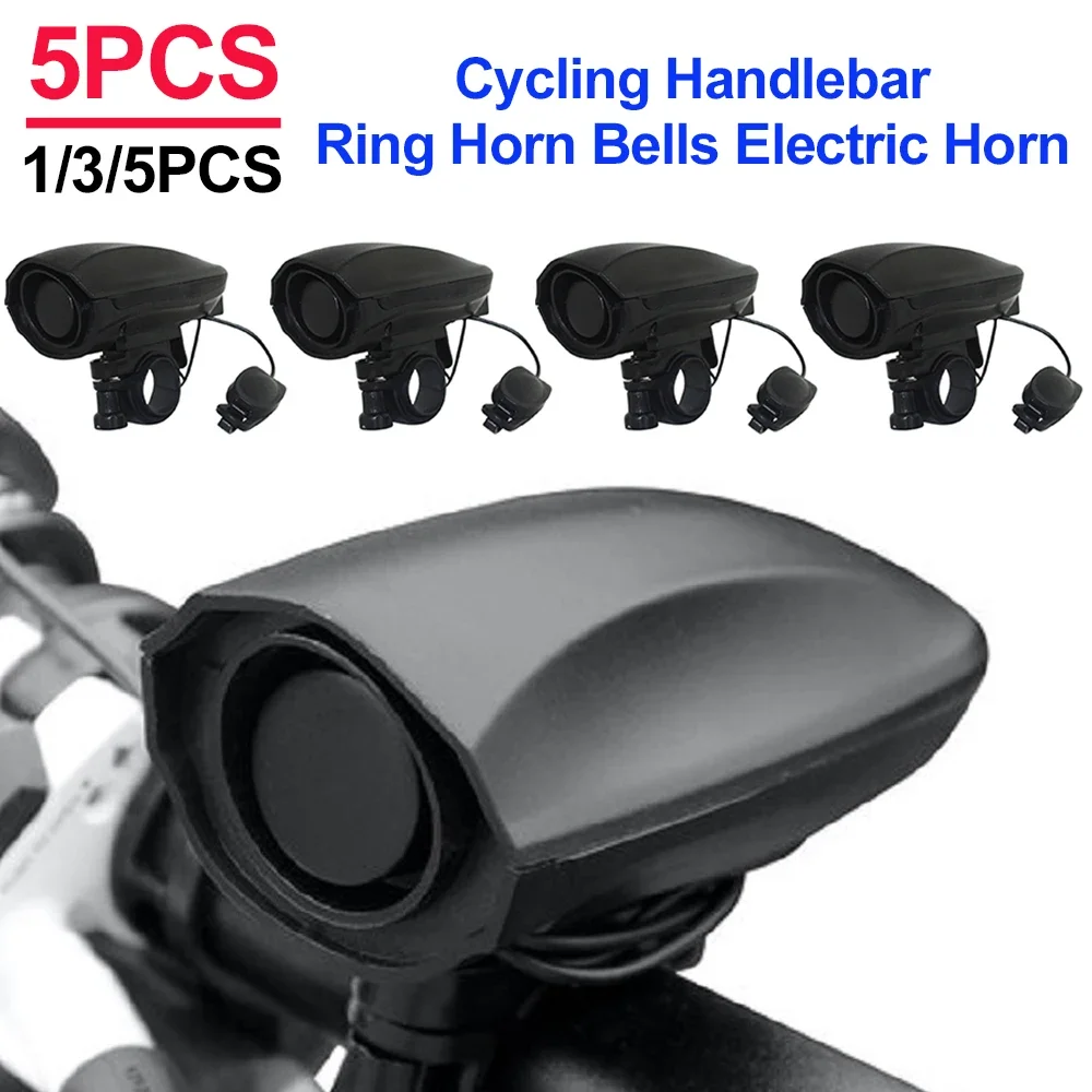 1-5PCS-Bike-Electric-Horn-Waterproof-Bicycle-Handlebar-Bell-Warning ...