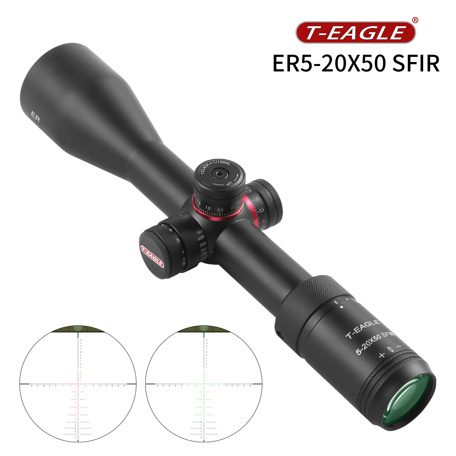 T-EAGLE-Tactical-ER-5-20X50-SFIR-Scope-Adjustment-Hunting-Riflescope-Optical-Sights-Side ...