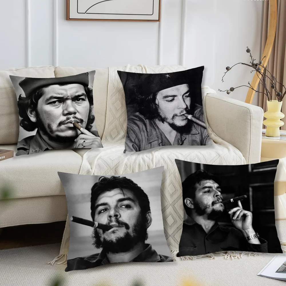 Che G-Guevaras smoking cushion cover Living Room Accent Couch Back ...