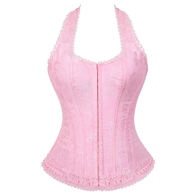 Sexy-Halter-Corsets-Women-Lingerie-Basque-Corselet-Bustier-Vest-Tops ...