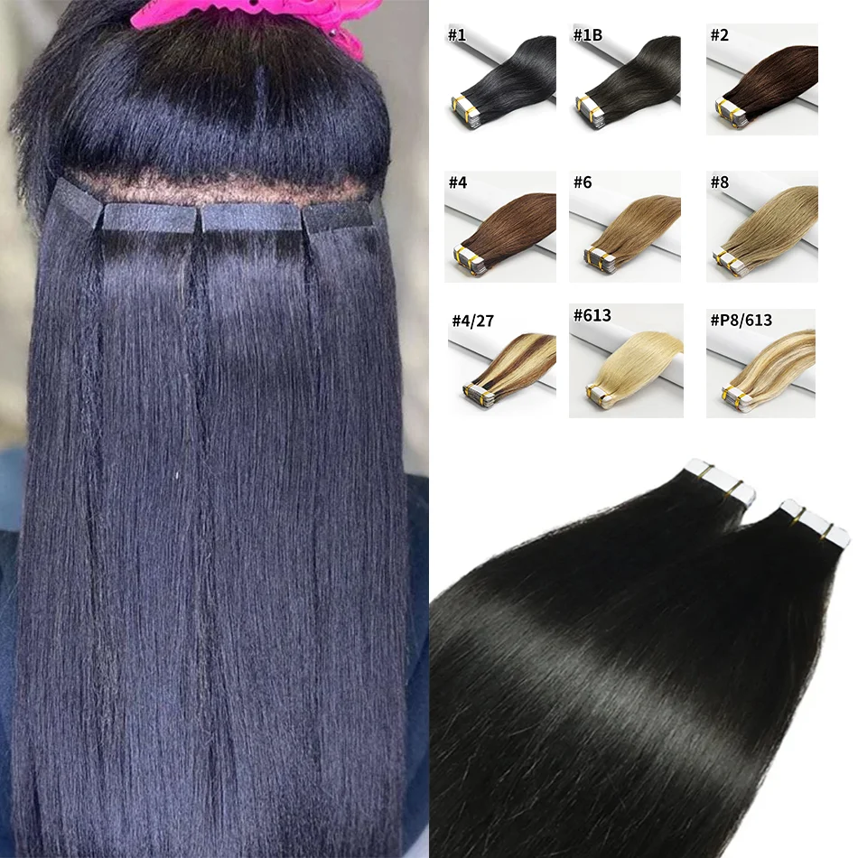 Remy-Brazilian-Natural-Hair-Straight-Extensions-for-Women-trama-da-pele ...