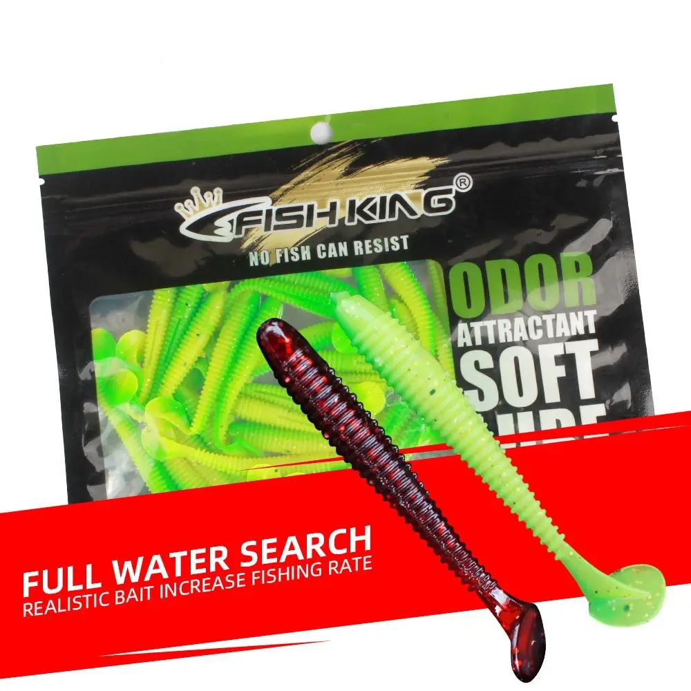 30-PCs-Pack-Swing-Impact-Fat-Fishing-Lures-62mm-Paddle-Tail-Wobbler ...