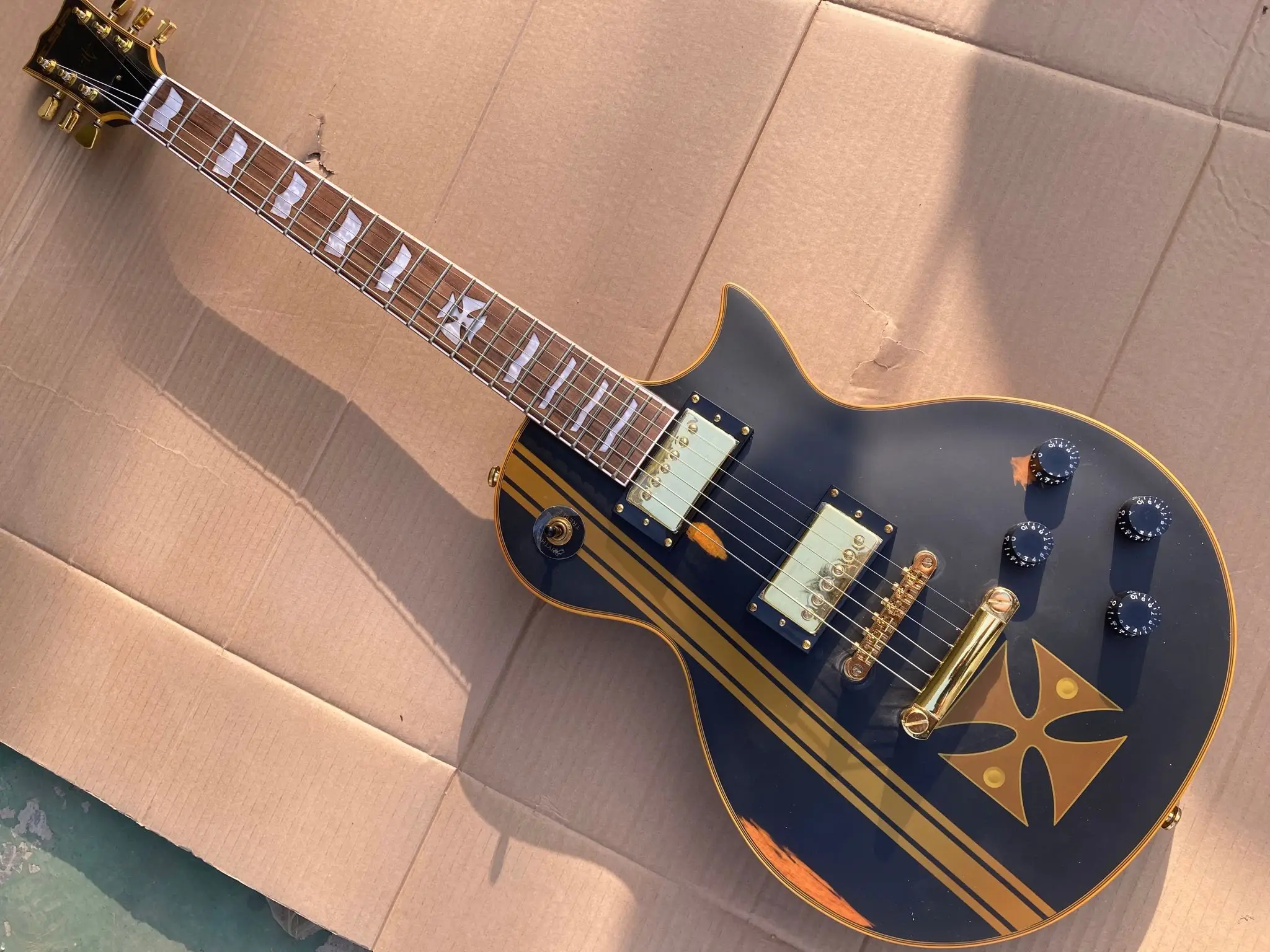 James Hetfield Guitar Iron Cross