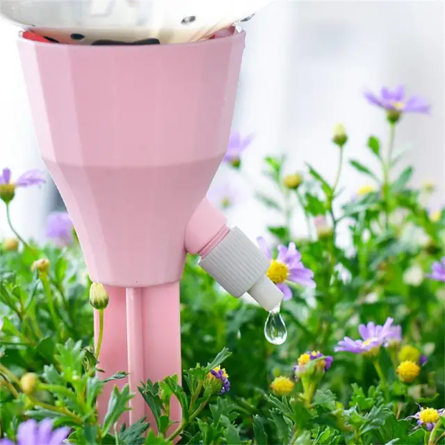 Flower Pot Dripper 3Pcs Adjustable Drip Watering Flowers And Green ...