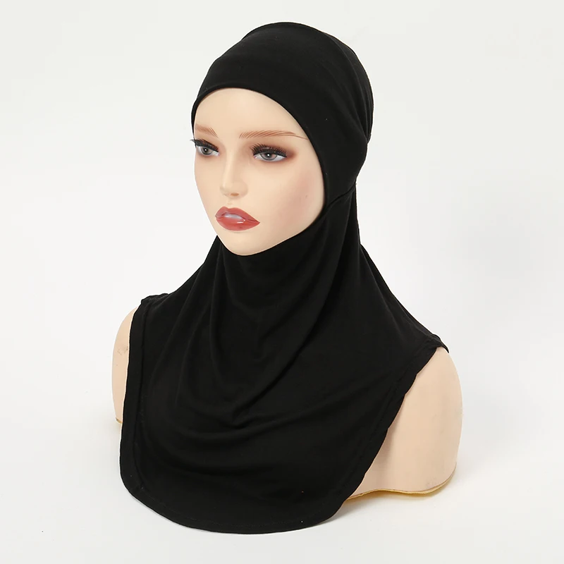 Hijab-Musulman-en-Jersey-de-Coton-pour-Femme-Sous-charpe-Bonnet ...