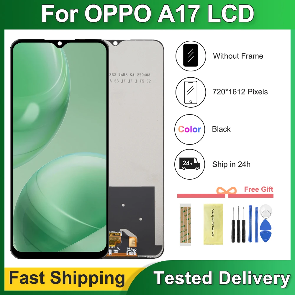 Pour Oppo A17 LCD écran tactile numériseur assemblée remplacement pour ...