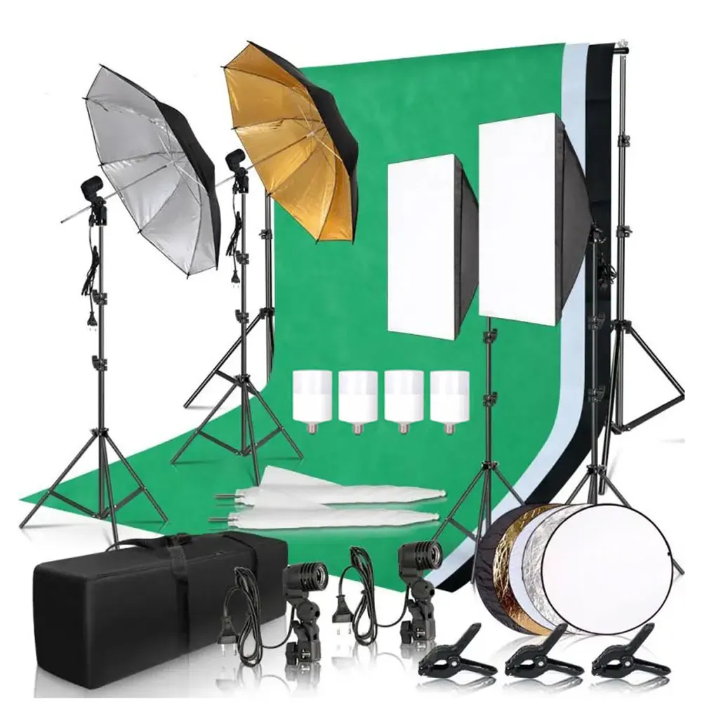 Fotografia-photo-studio-softbox-kit-de-ilumina-o-com-2-6x3m-quadro-de ...