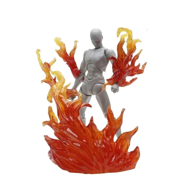 DIY-Burning-Flame-Effect-Action-Figure-Display-Stand-Support-Holder-for ...