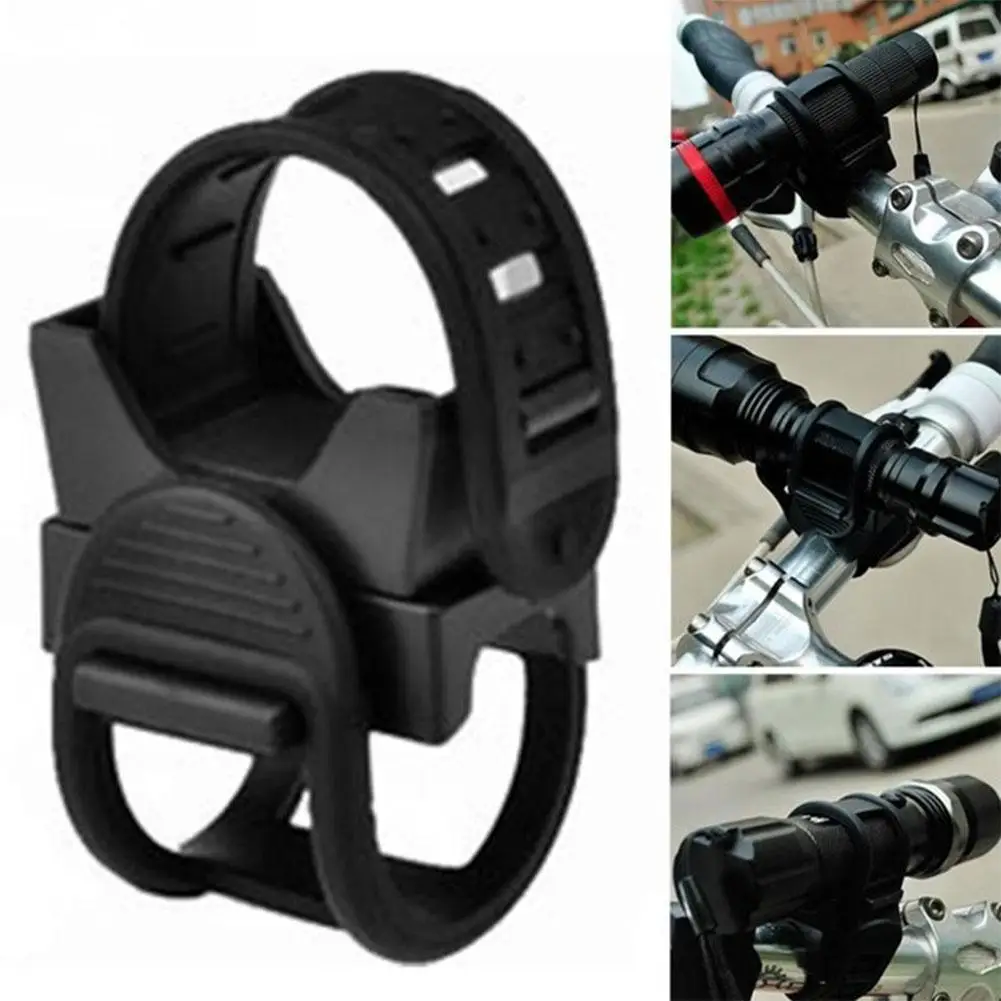 Bicycle Flashlight Mount Rack | Flashlight Holder Bike Strap - Cycling ...