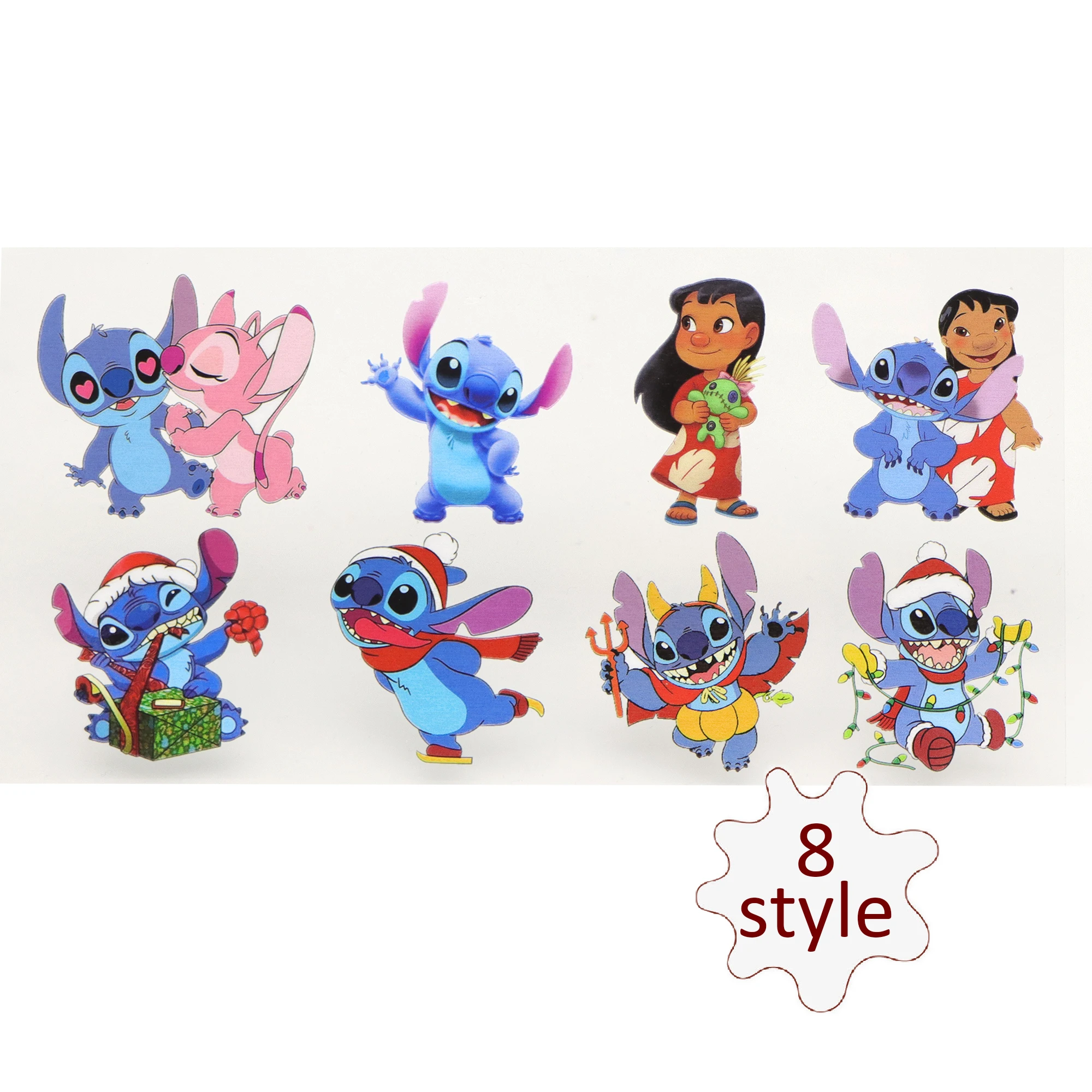 Autocollants Dessin Animé Disney Lilo Et Stitch UV DTF,, 59% OFF