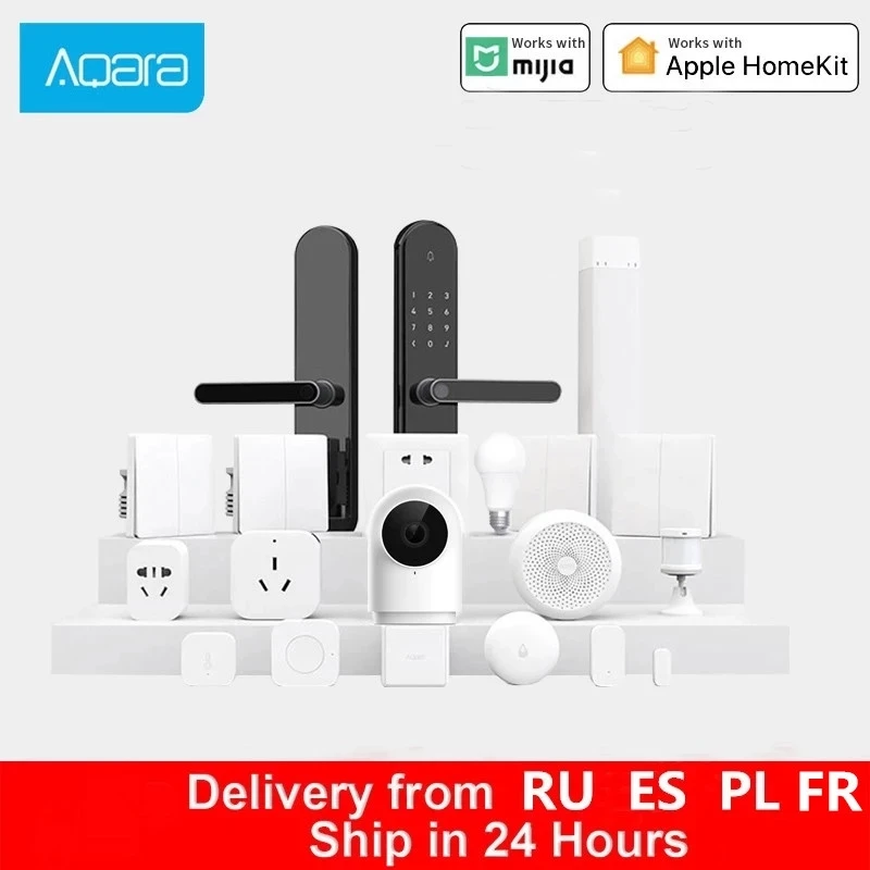 Xiaomi Aqara Smart Home Kits Gateway Hub 3 Wall Wireless Switch Lamp ...