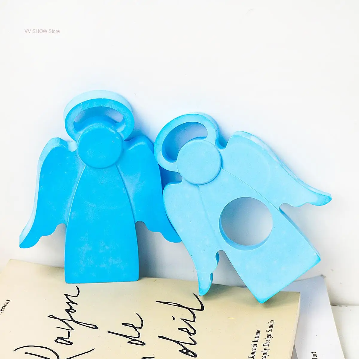 Angel-Shape-Silicone-Mold-Plaster-Candle-Making-Supplies-Tools-Cute ...
