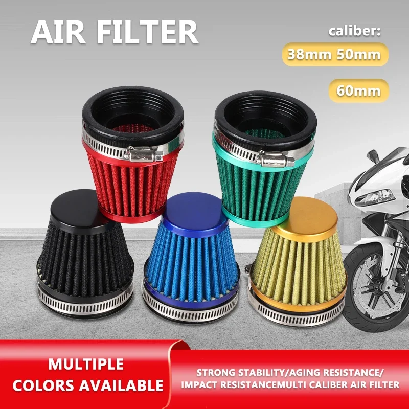 Motorcycle Universal 38mm 48-50mm 58-60mm Air Filter Mushroom Head ...