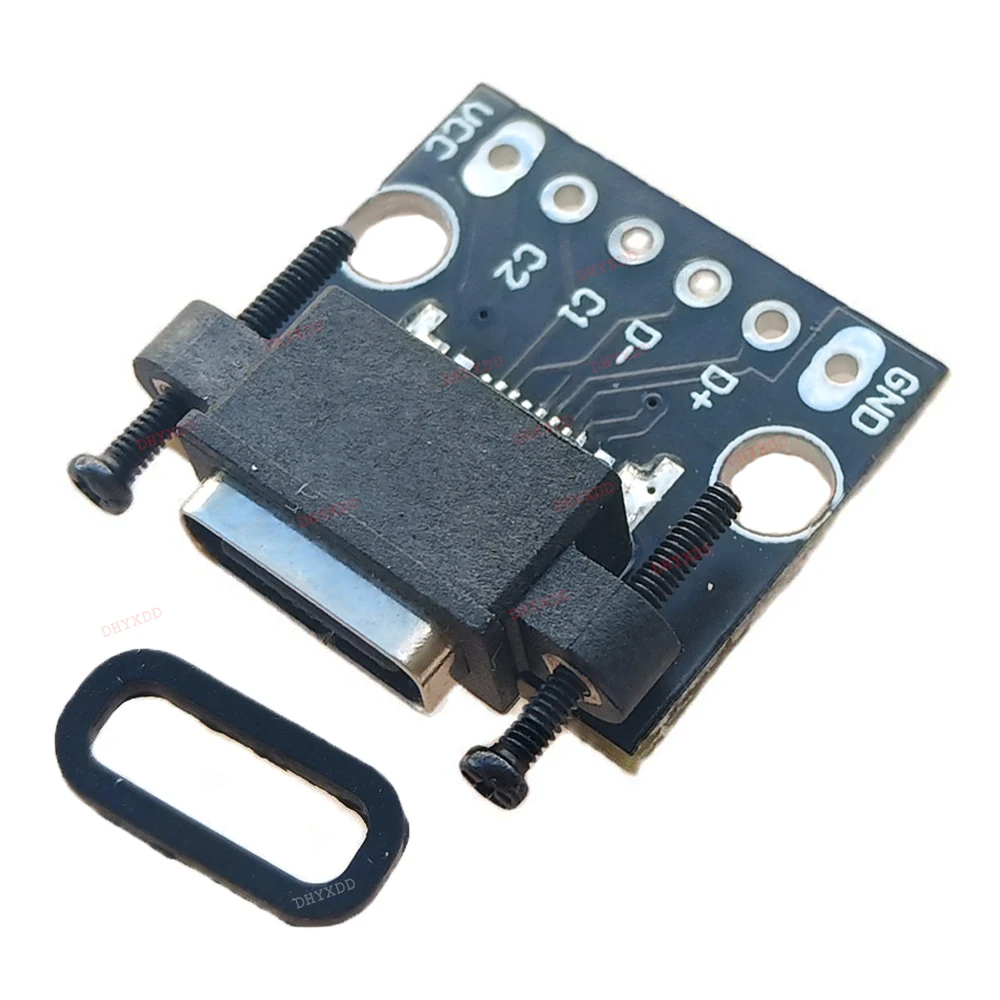 1-10PCS Type-C Female USB 3.1 Test PCB Board With Screws Adapter Type C ...