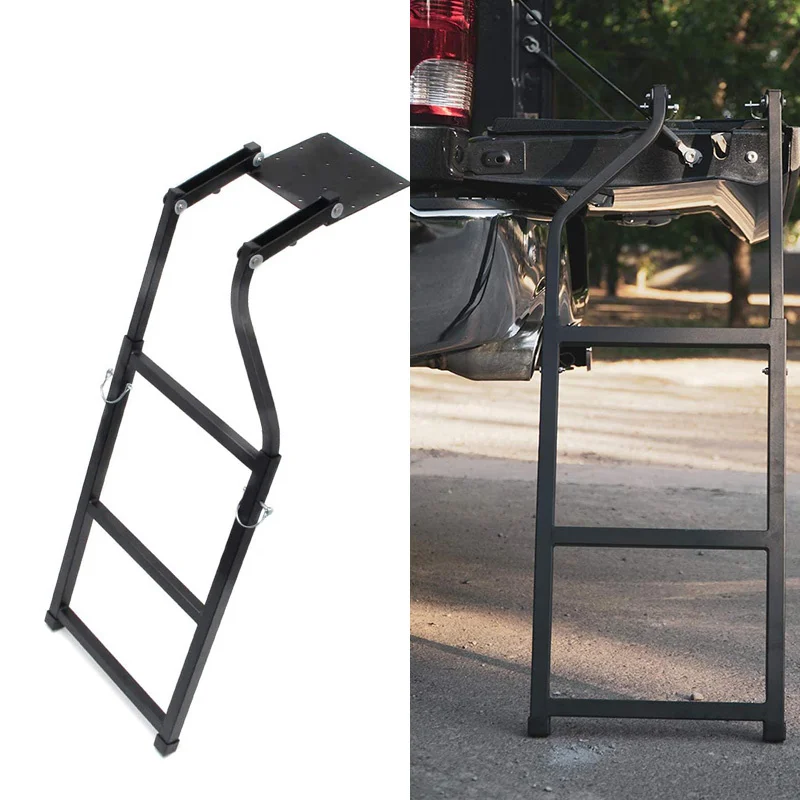 Truck-Extension-Foldable-Step-Ladder-Universal-Pickup-Tailgate-Climbing ...