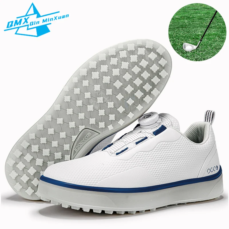 Couple-Golf-Shoes-Men-s-White-Waterproof-Rotating-buckle-Fitness ...