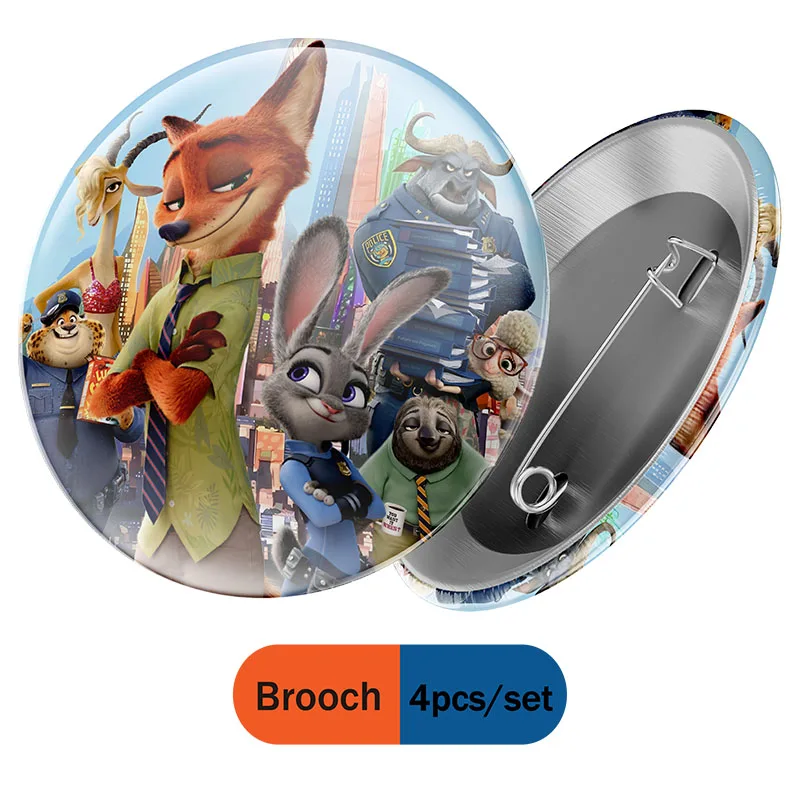 Zootopia-Party-Supplies-brooch-Student-Kids-Birthday-Robot-Party ...