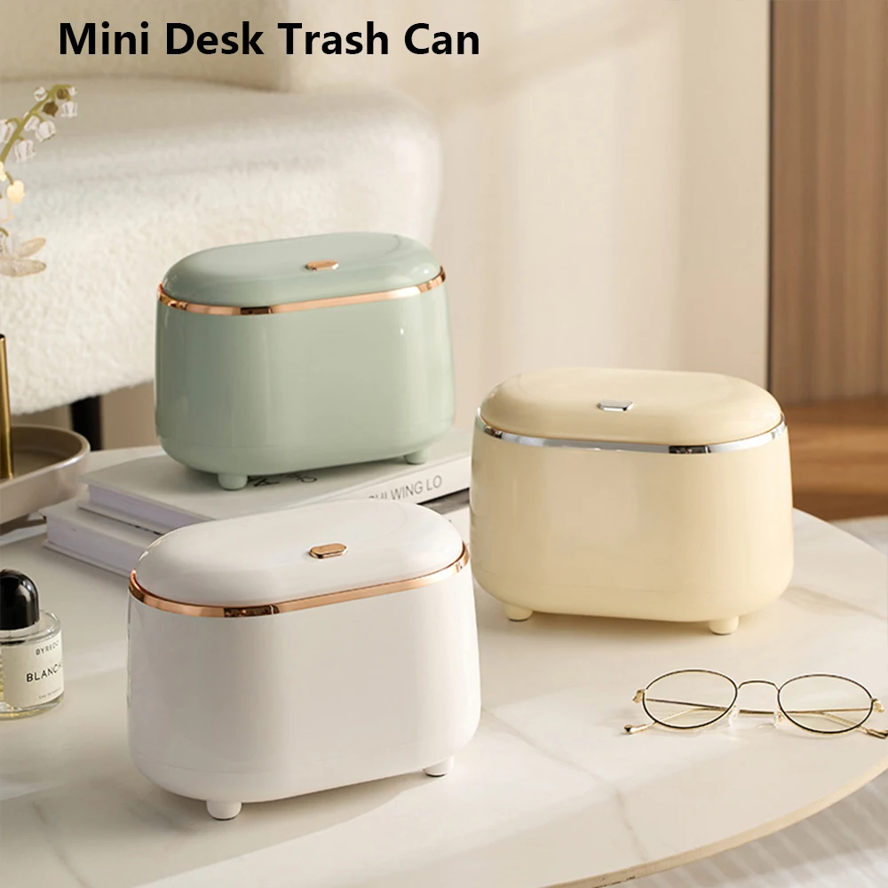 Mini-Trash-Can-with-Lid-Small-Trash-Can-Desk-Trash-Can-Countertop-Tiny ...