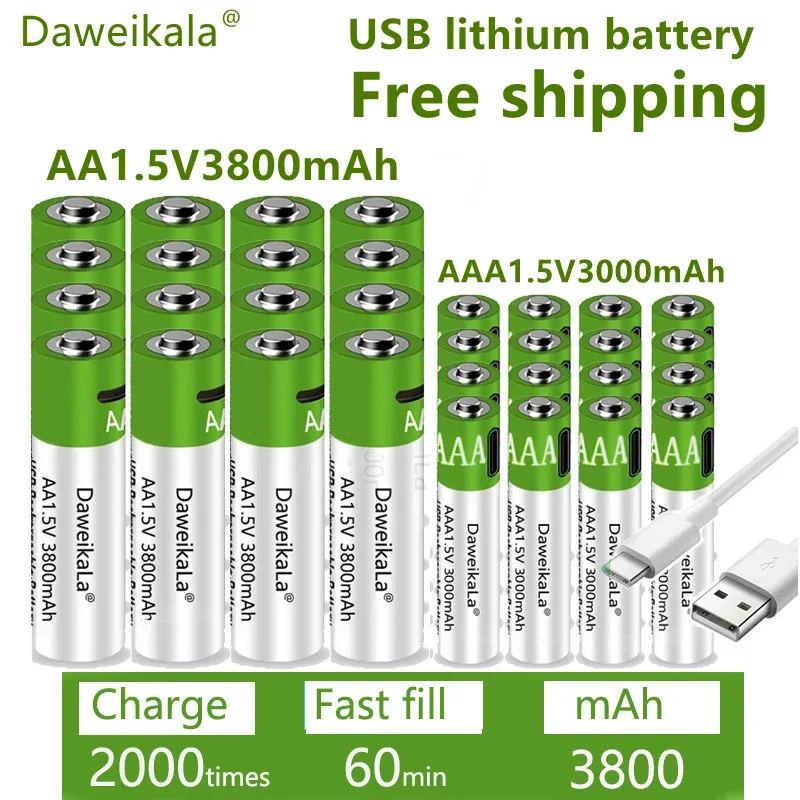 Rechargeable-AA-1-5V-3800mah-1-5V-AAA-3000mAh-Lithium-Battery ...