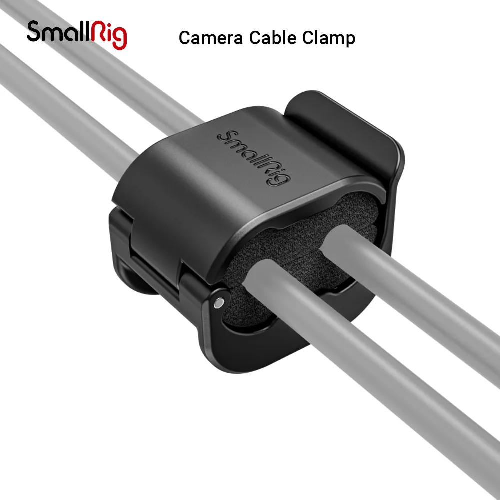 SmallRig Camera Cable Clamp (4 pcs) for HDMI / SDI / Microphone Cable DSLR Camera Cable Lock ...