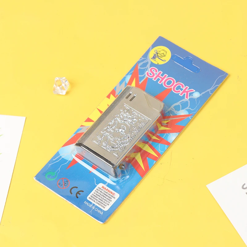 Gags practical jokes prank teaser electric shock lighters with led ...