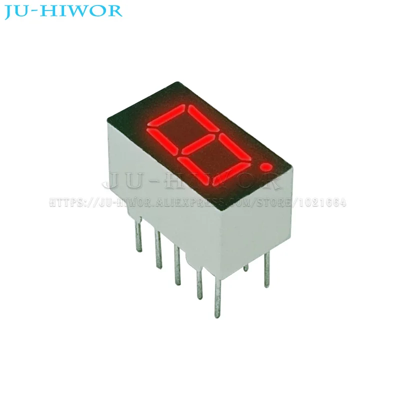 10pcs-0-36-Inch-10Pins-3161AS-3161BS-1-Bit-Digit-7-Segment-Red-LED ...