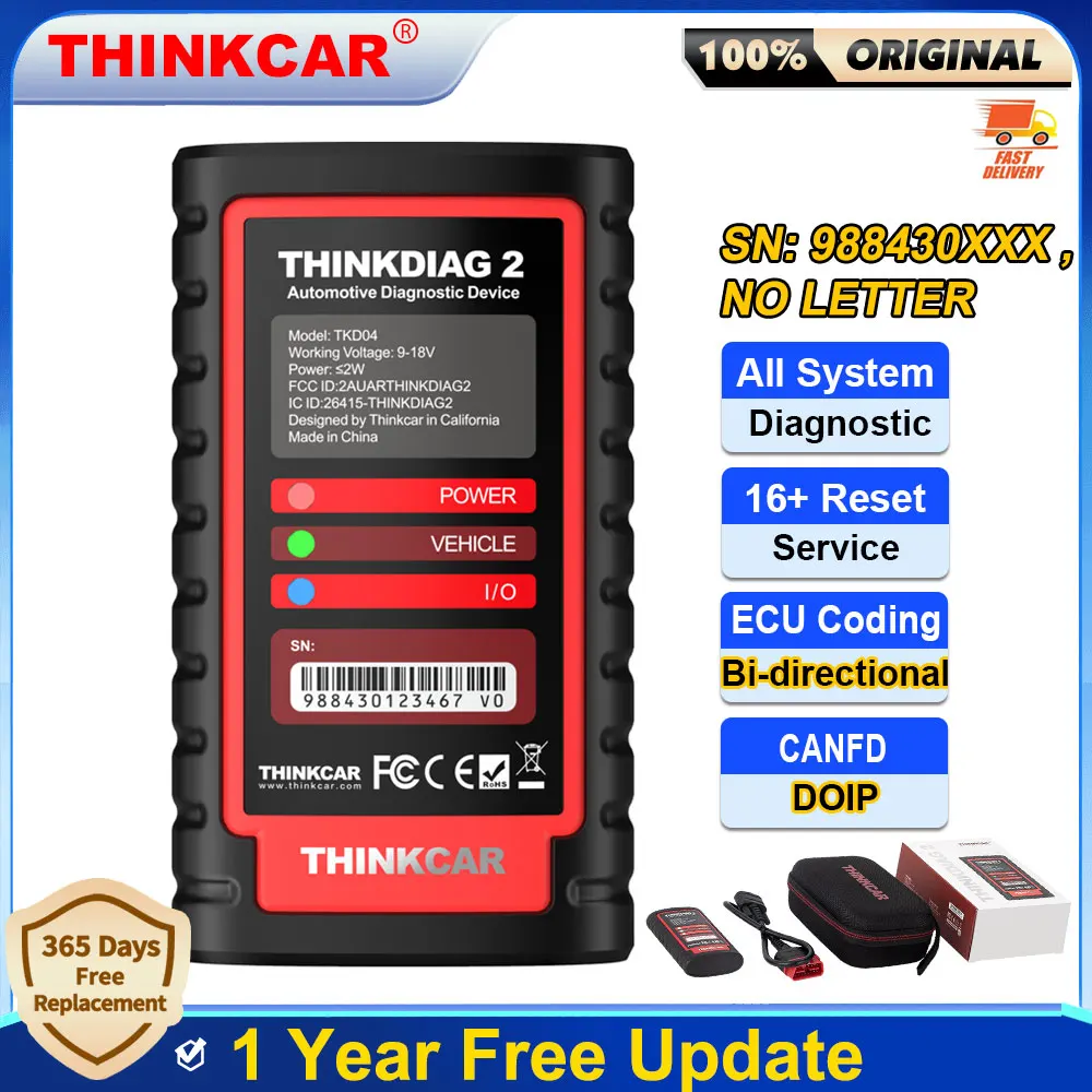 2025 Thinkdiag2 Ediag Plus Full System OBD2 Diagnostic Tools Support ...