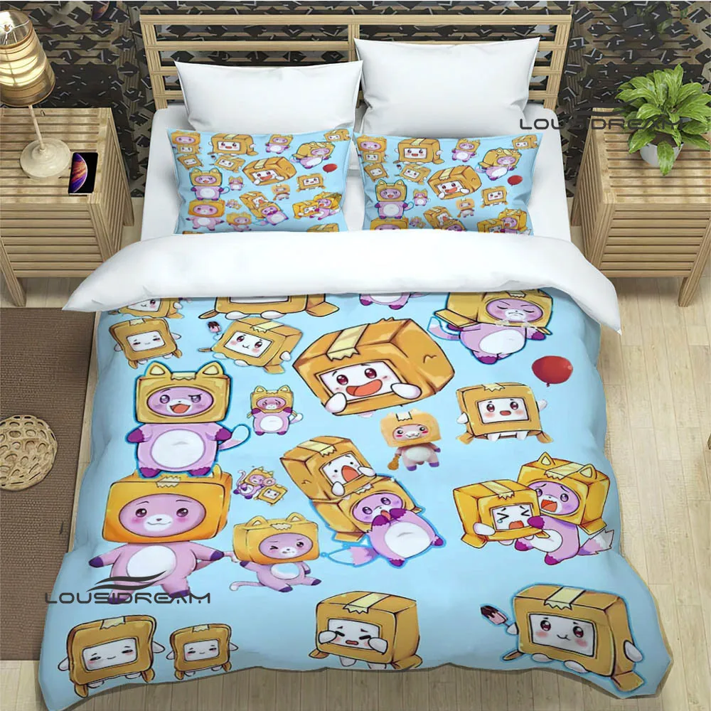 Lankybox-Foxy-Boxy-cute-Bedding-Sets-exquisite-bed-supplies-set-duvet ...