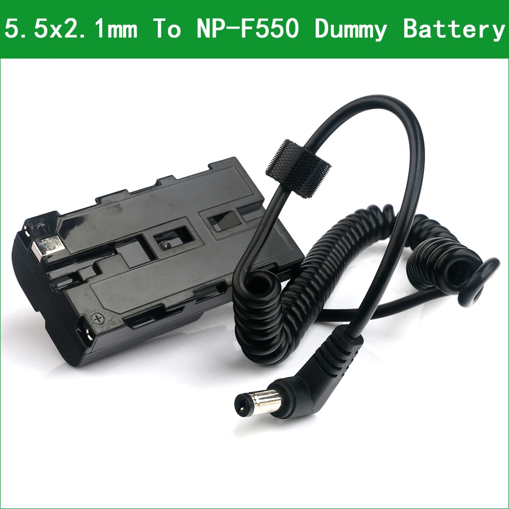 NP-F550 Dummy Battery Compatible with LED video light Atomos Shogun ...