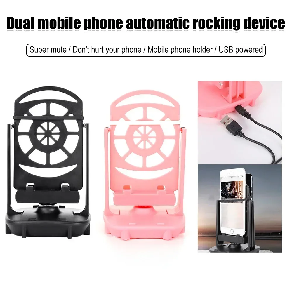 Desk-Walking-Swing-Shaker-Mobile-Phone-Stand-Holder-Automatic-Swing ...