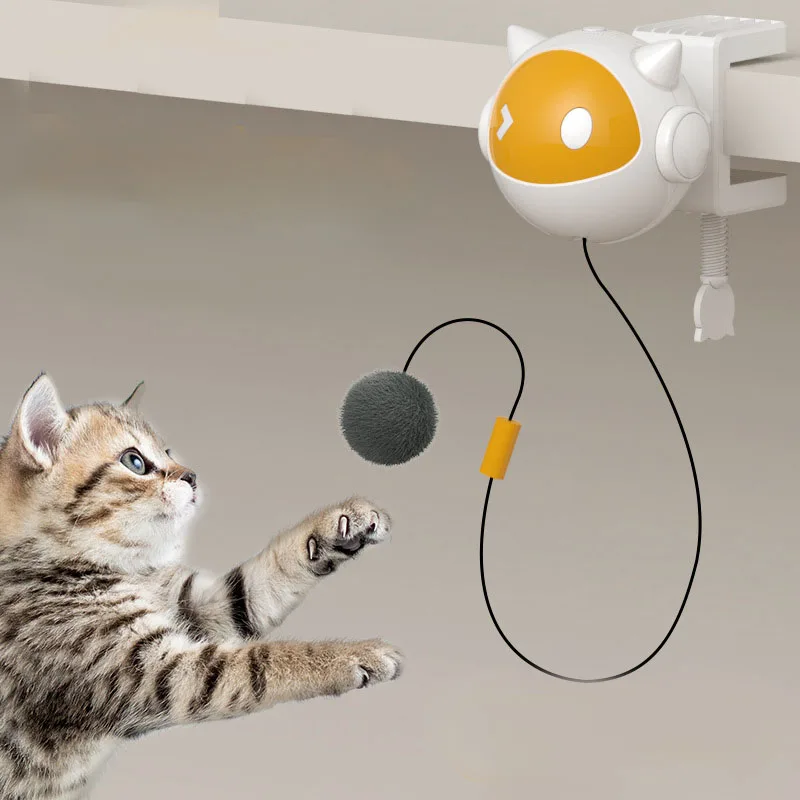 Automatic Lifting Cat Toy Ball Interactive Cat Ball Toy Electric ...