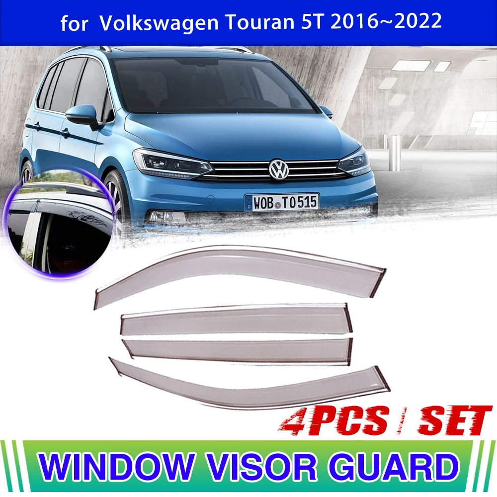 Window-Door-Visor-for-Volkswagen-VW-Touran-5T-2016-2022-Vent-Awning ...
