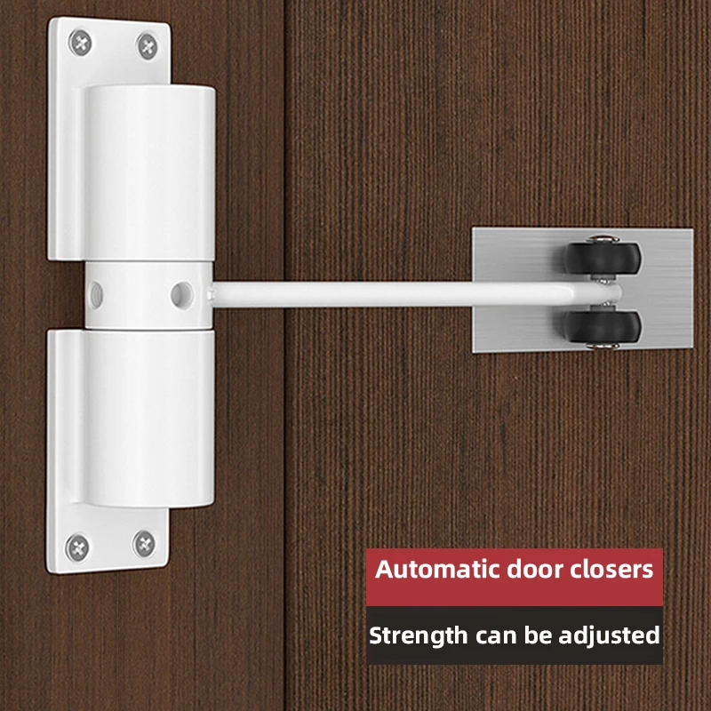 Black-door-closing-device-household-simple-buffer-return-spring-simple ...
