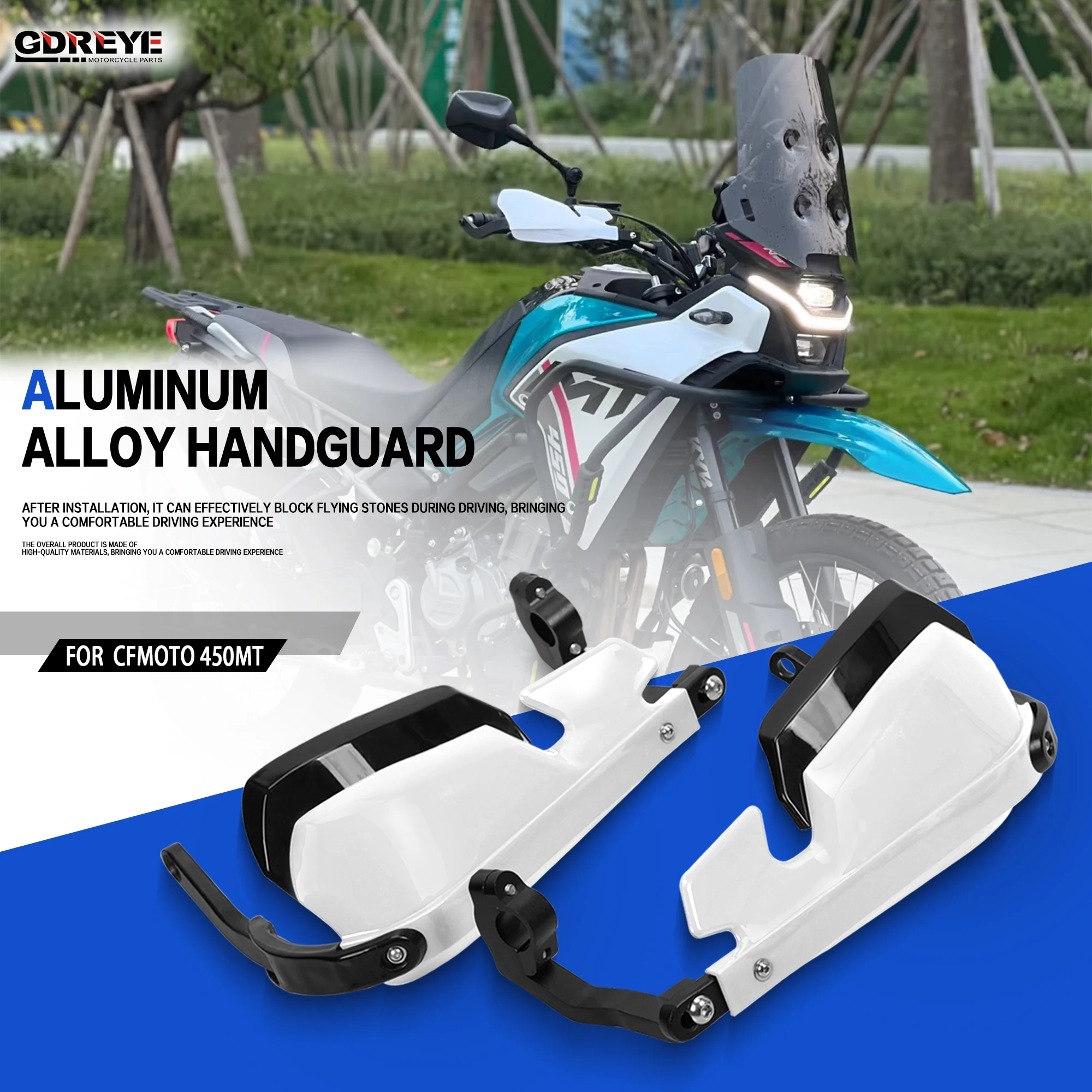 For CFMOTO 450MT 2024 New Aluminum Alloy Handguards Motorcycle 450MT ...
