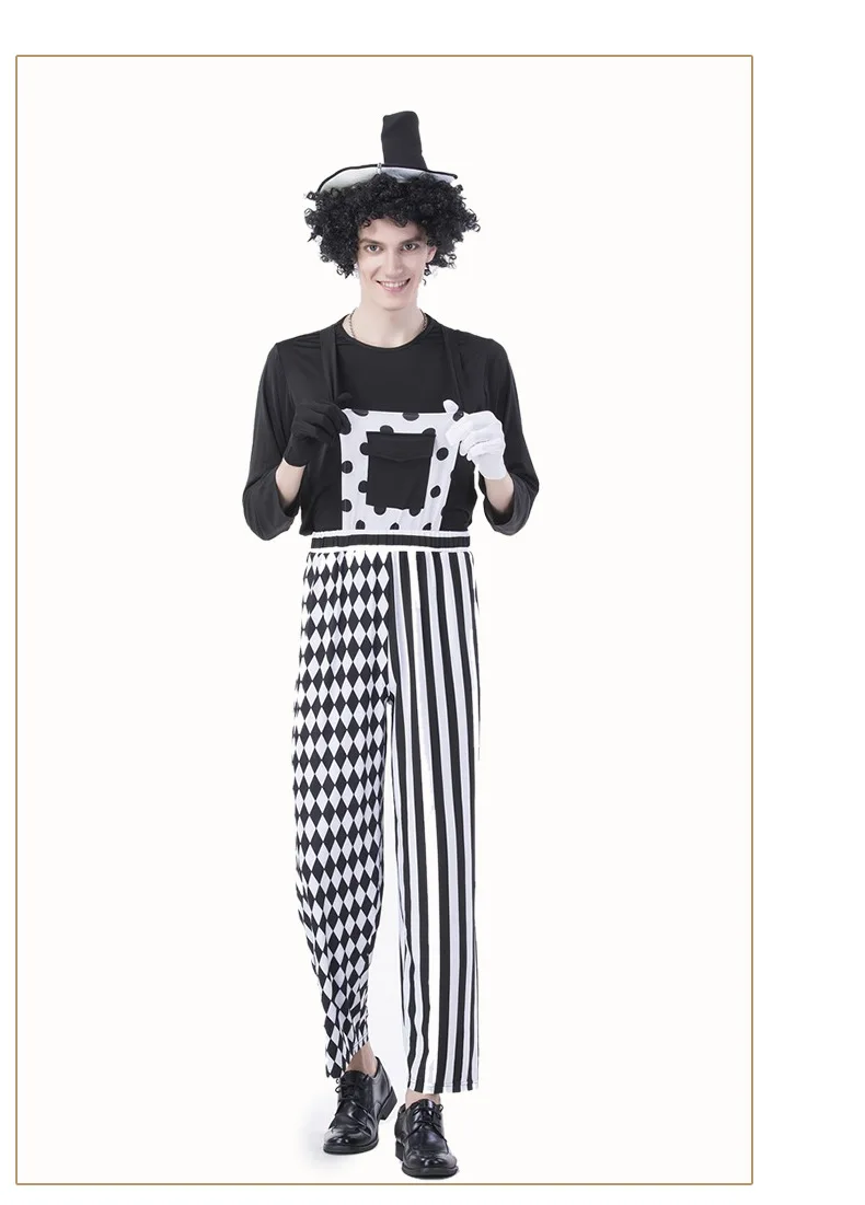 Halloween Sexy Harley Costume Adult Funny Naughty Joker Circus Clown ...