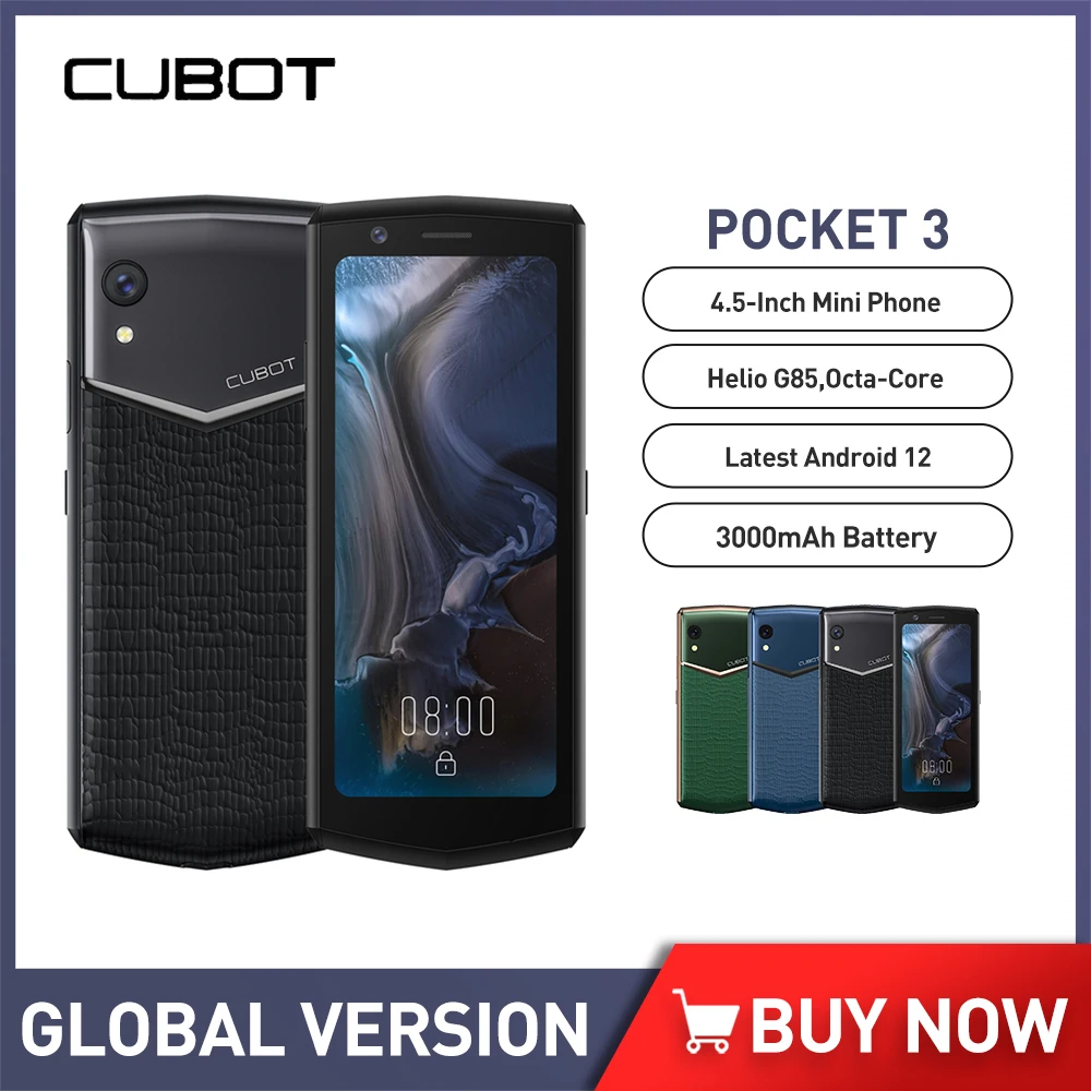 Cubot Smartphone Pocket 3 Mini, 4GB de RAM, 64GB de ROM, 3000mAh ...