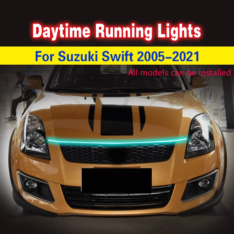 Car Flashing 1PCS Car LED DRL Daytime Running Lights For Suzuki Swift ...
