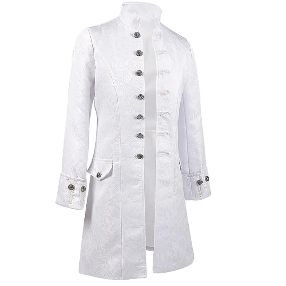 Victorian-Edwardian-Cosplay-Costume-White-Men-Steampunk-Trench-Coat ...