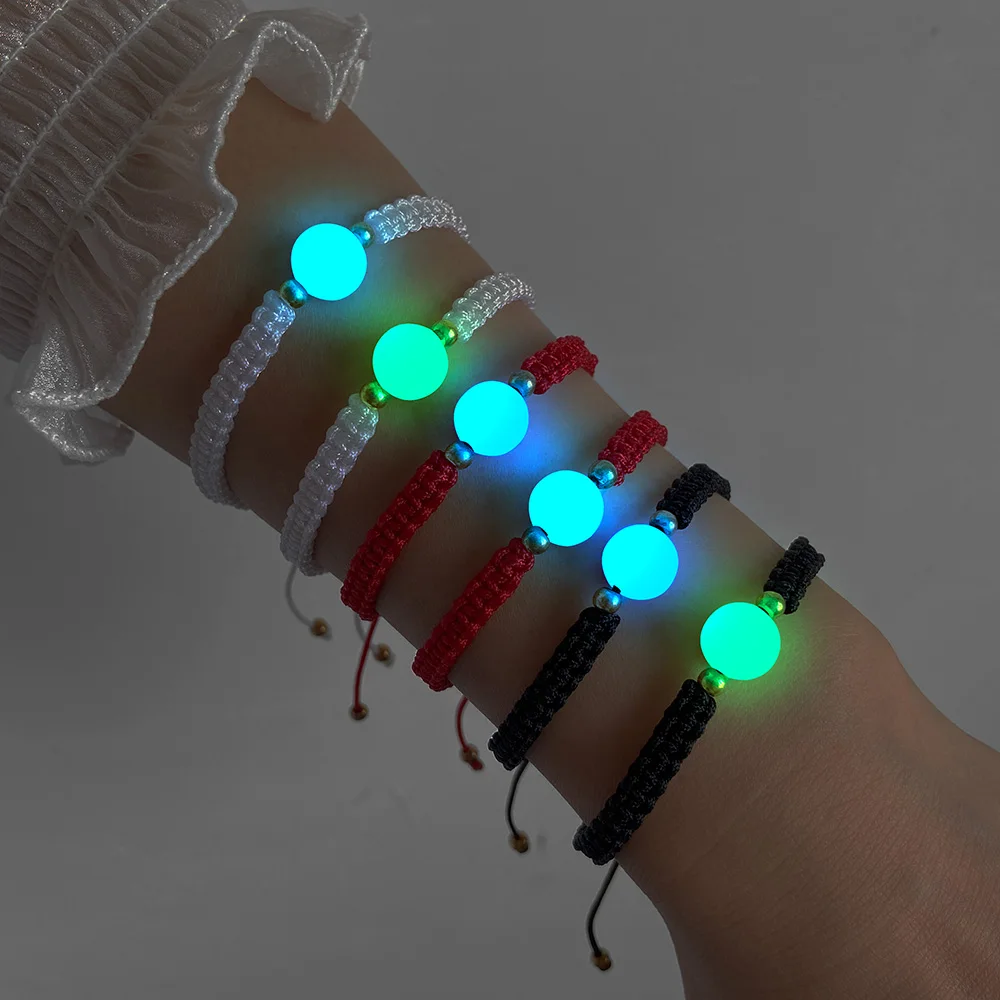 Luminous-Natural-Stone-Bracelets-Stylish-Luminous-Fluorescent-Stone ...