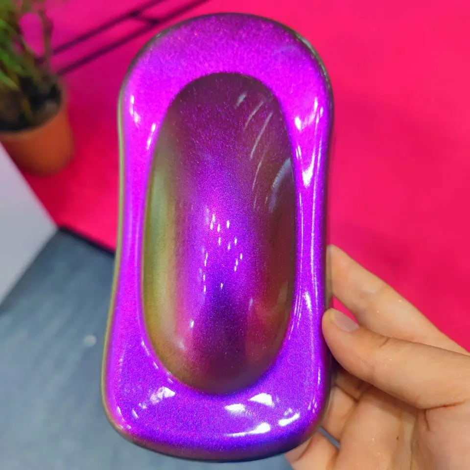 Purple-Gold-green-Color-Changing-Super-chameleon-pigment-powder-color ...