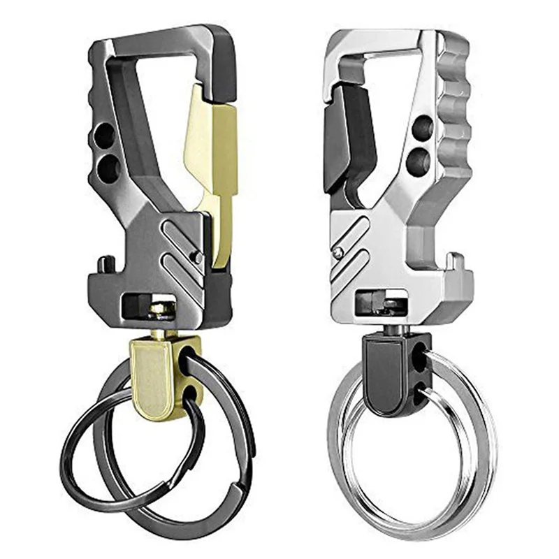 Heavy-Duty-Keychain-Bottle-Opener-Carabiner-Car-Key-Chains-for-Men-and ...
