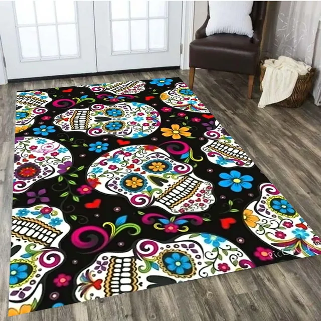 Skull Horror Series Carpet - Living Room Home Decor Rug