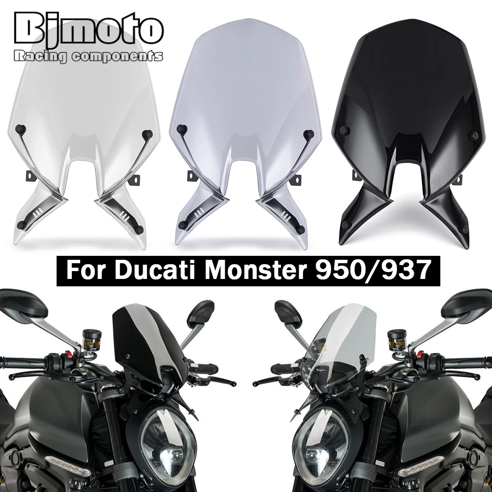 Motorcycle-Windscreen-Windshield-For-Ducati-Monster-937-950-2021-2022 ...