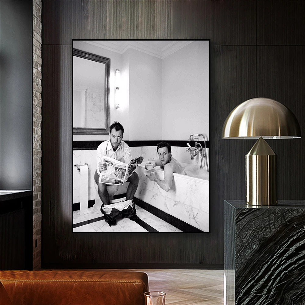 Funny Toilet Scene Wall Art: The Unexpected Bathroom Masterpiece ...