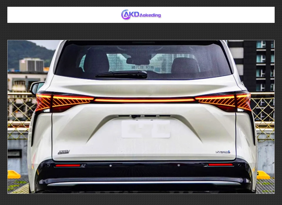Toyota Sienna Tail Light 2021-2023 Sienna LED Tail Lamp DRL Signal Bra ...